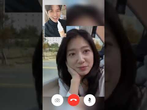 Lee Min Ho & Park Shin Hye on video call 😇❤ #LeeMinHo #ParkShinHye #TheHeirs #Shorts