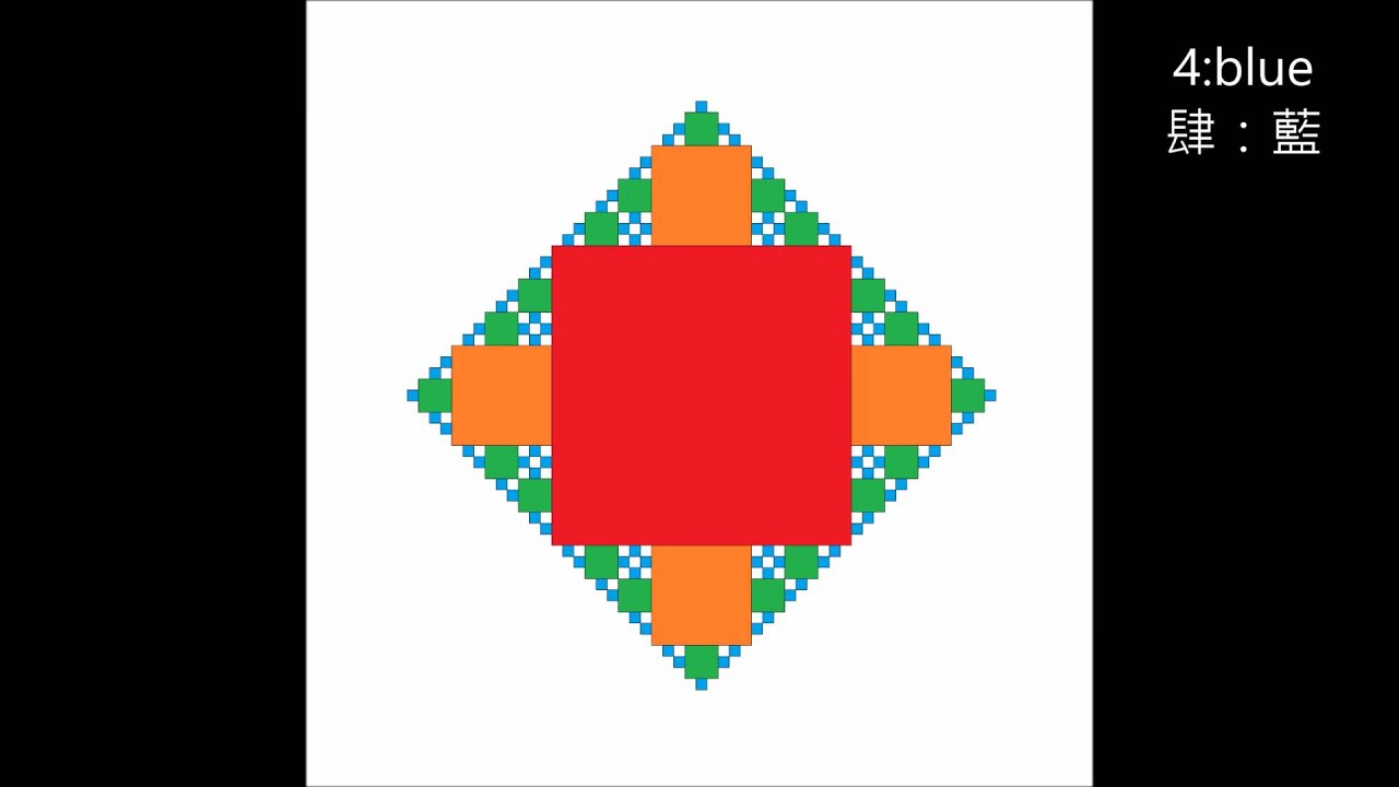 [Fractal] Simple square fractal