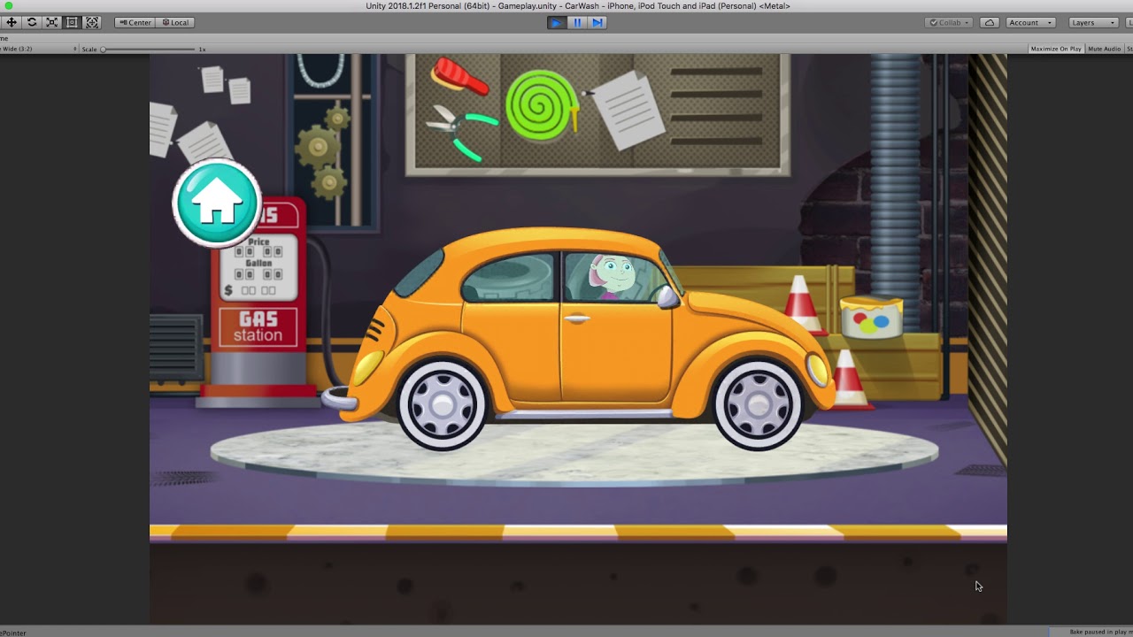 Car Wash Source code game unity - Free source code unity