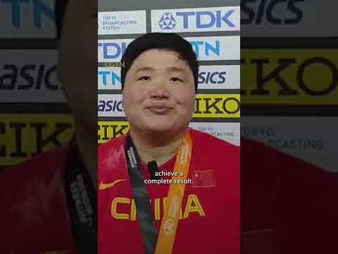 Gong Lijiao wins World Championship bronze