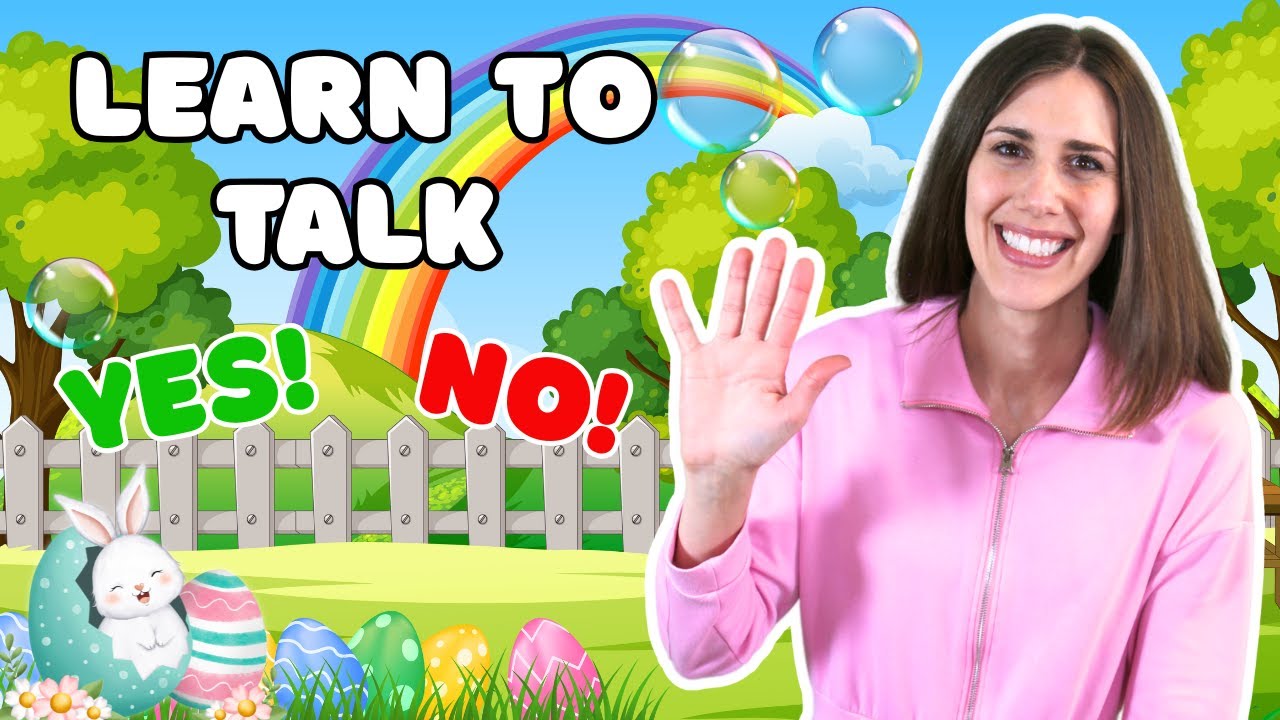 🔴 Learn to Talk for Toddlers | First Words, Songs & Fun Speech Practice | Say “Yes” & “No”!