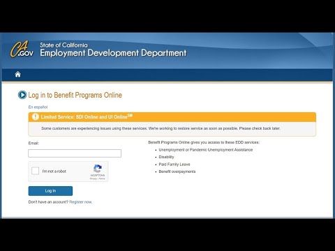 EDD website is down, causing confusion for California unemployment benefits