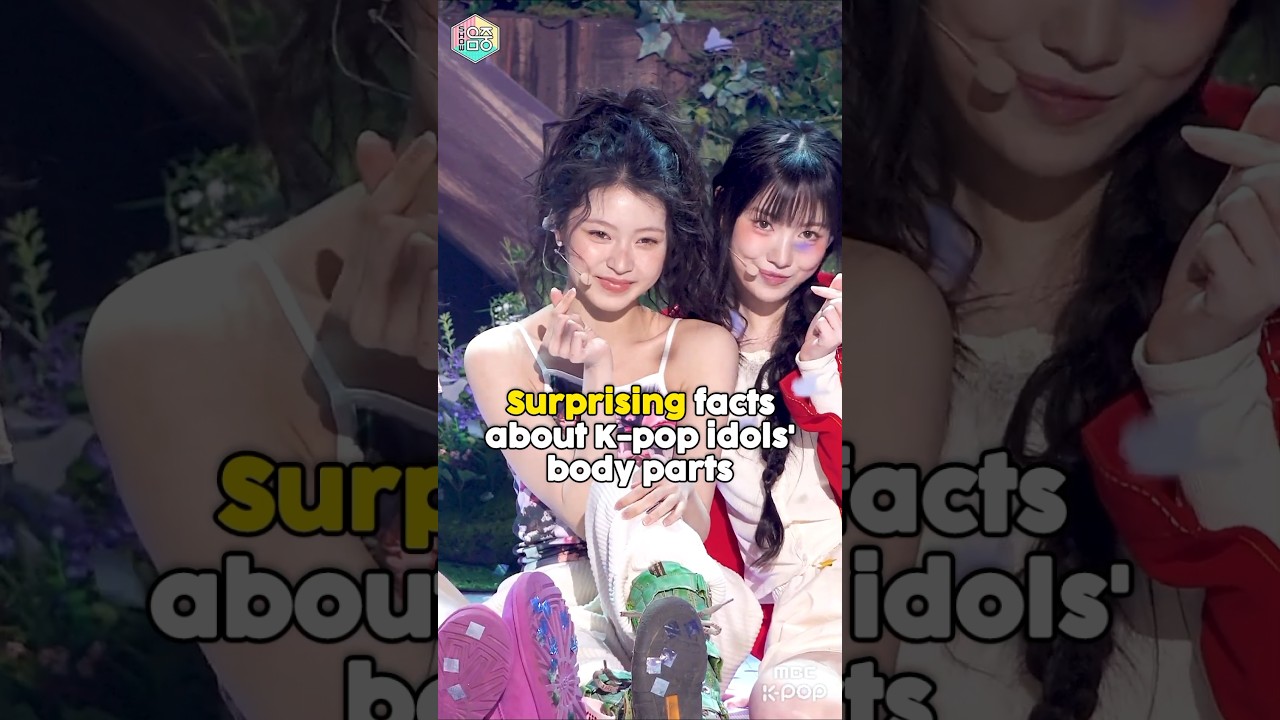 Surprising facts about K-pop idols' body parts #kpop #aespa #shorts #fyp