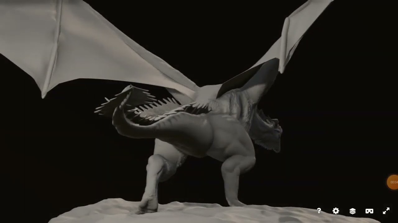 Drogon Game of Thrones3D Model
