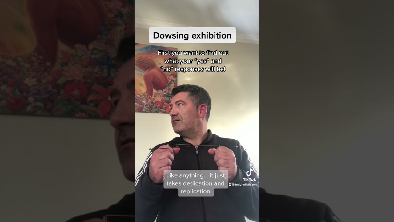 Effortless dowsing using dowsing rods!