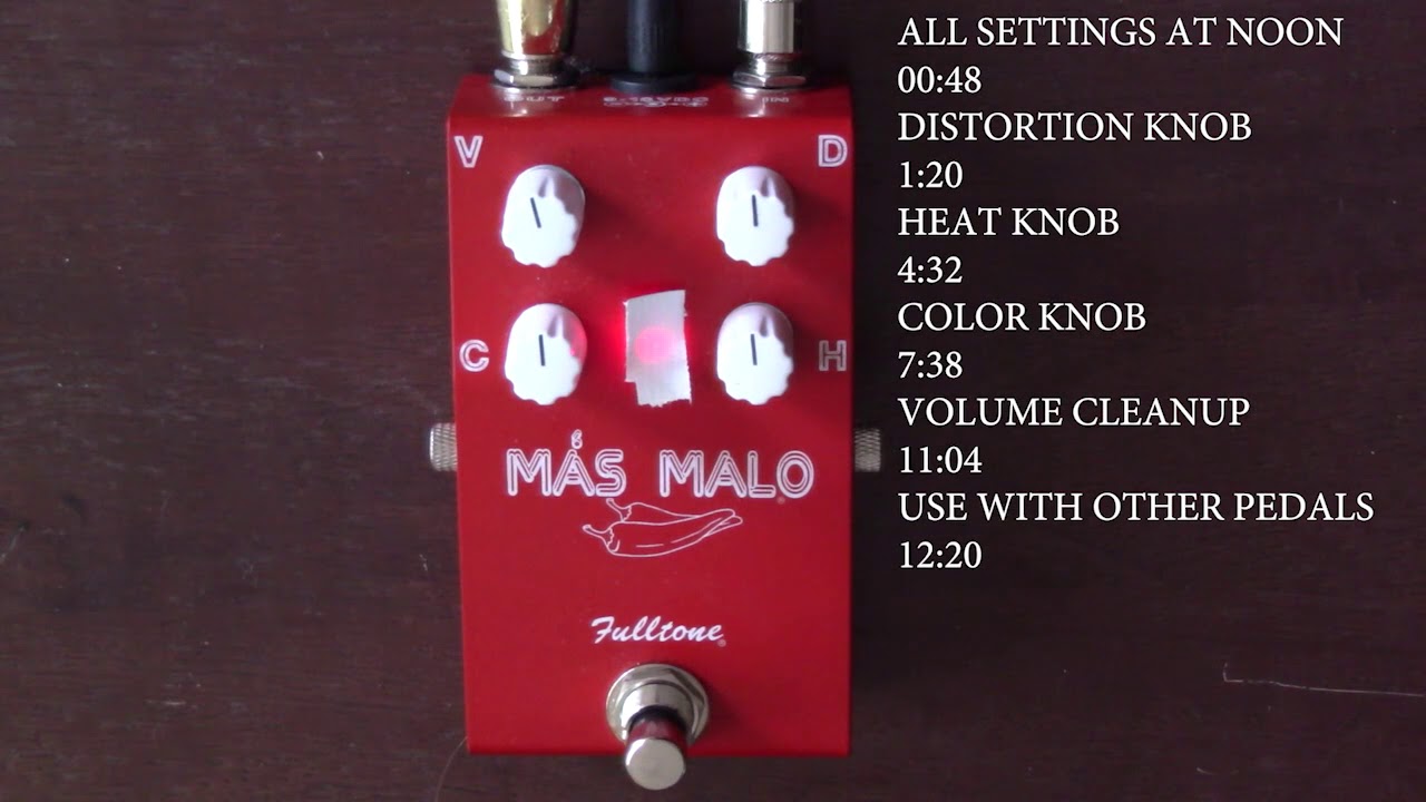 Fulltone Mas Malo педаль дисторшн купить в Москве в интернет-магазине ...