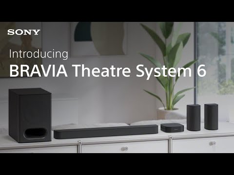 BRAVIA Theatre System 6 | 1000W room-shaking Dolby Atmos® surround-sound