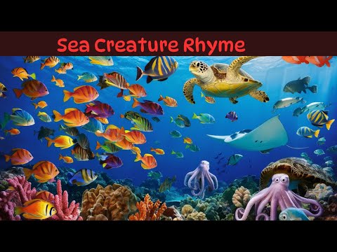 "Discover the Wonders of the Sea:A Rhyme About Sea Creatures 4 Kids" #kidsrhyme #kidsvideos #ocean