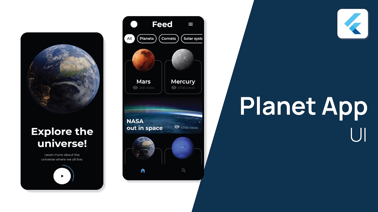 Planet App | Flutter UI