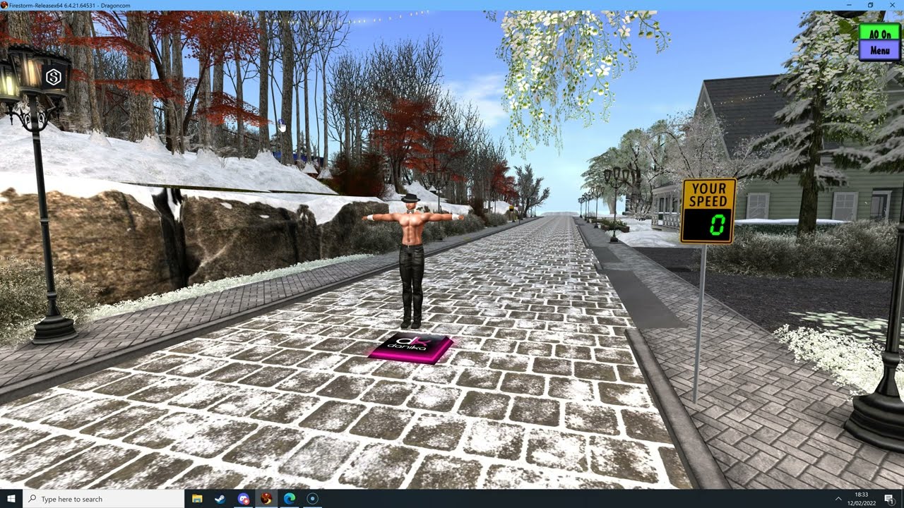 Rendering/Derendering in Second Life.