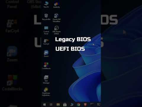 How to Check BIOS Mode on a Windows Computer? Legacy or UEFI? #shorts