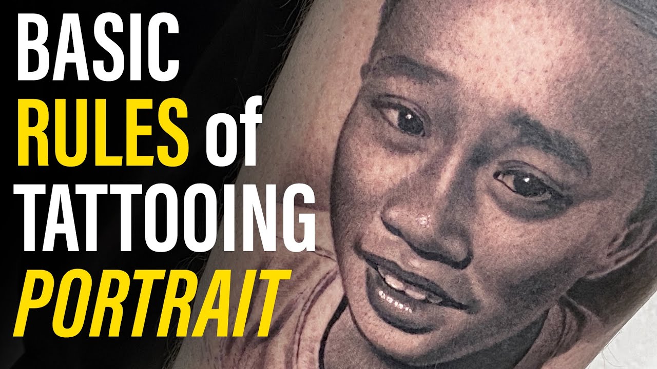 PORTRAIT TATTOO // Basics Rules of a portrait tattooing (TUTORIAL)
