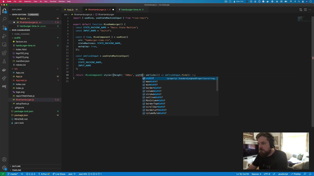 Getting started with Rive and React