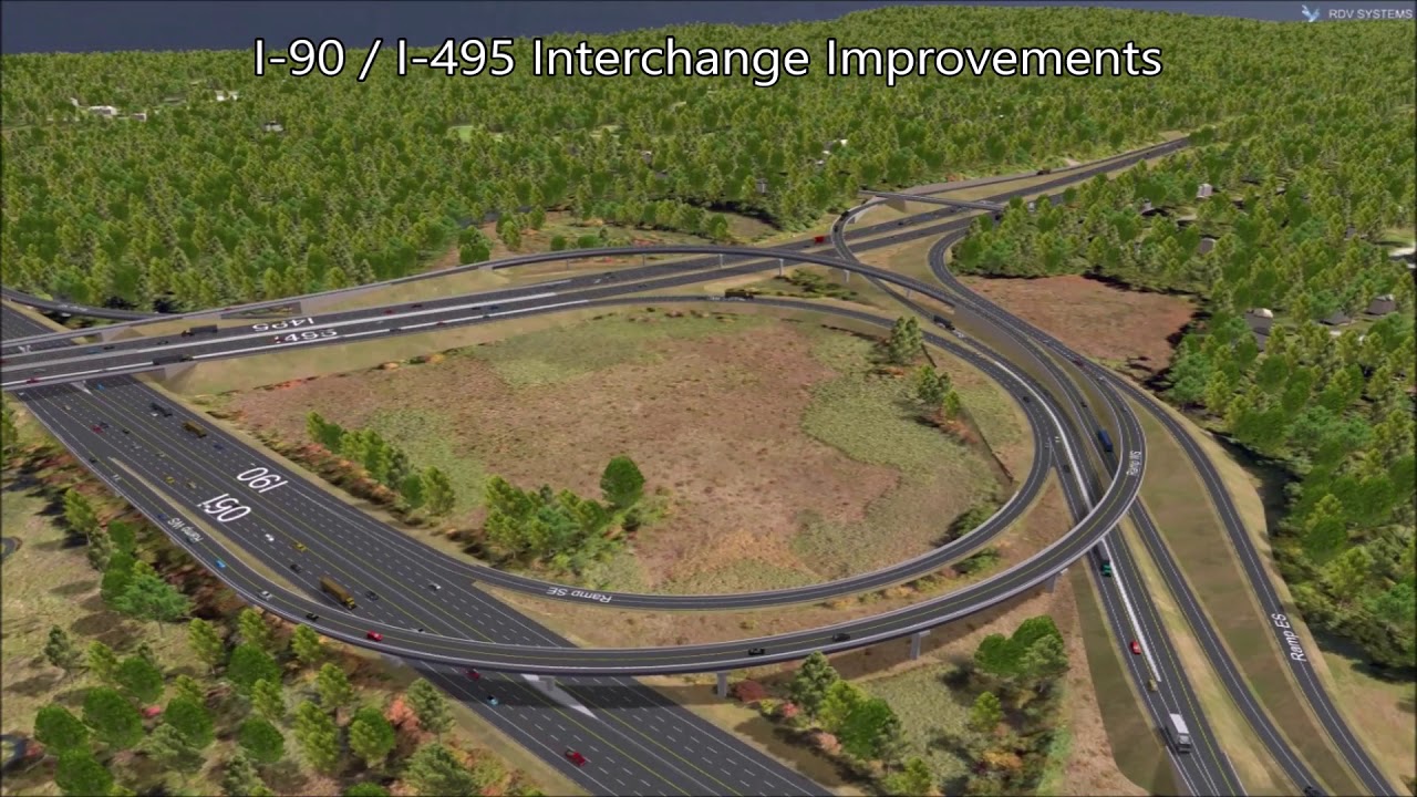 I-90/I-495 Interchange Improvements Flyover