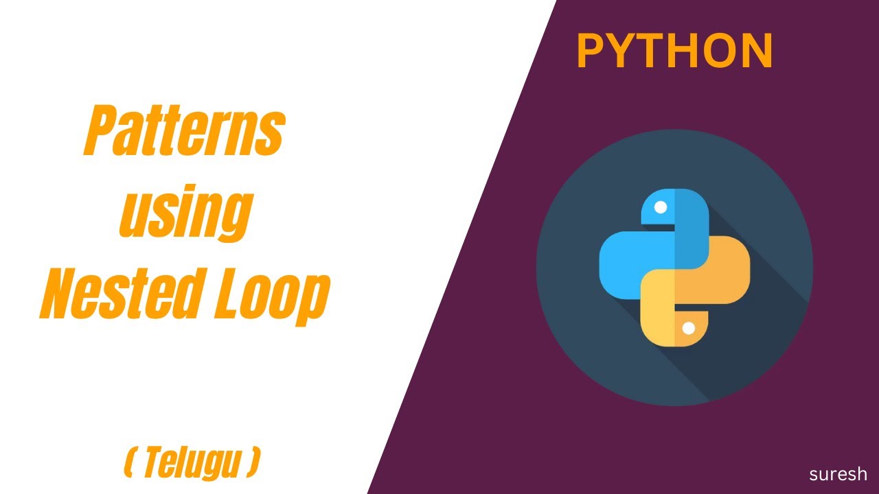 Pattern Printing in Python Using Nested Loops | Star, Number & Pyramid Patterns #1