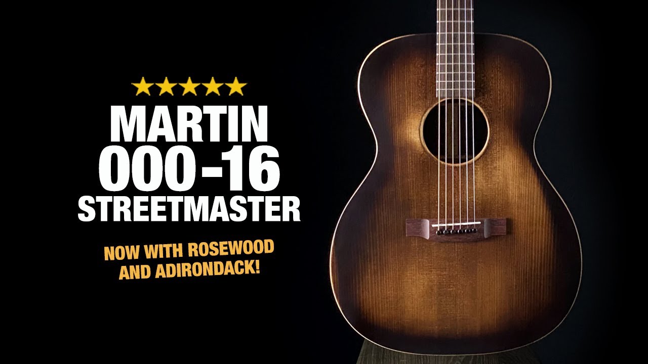 Martin 000-16 Streetmaster with Rosewood & Adirondack!