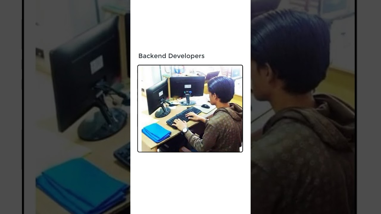 How Backend Developer Work #memes #memeremix #funnyshort