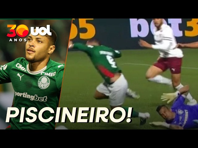 Palmeiras x Flu: Vitor Roque se jogou? Colunistas debatem pênalti