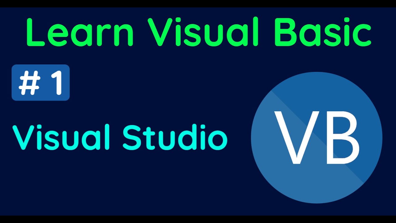 What you need to know Visual Studio under 5 minutes | 01 | Learn Visual Basic