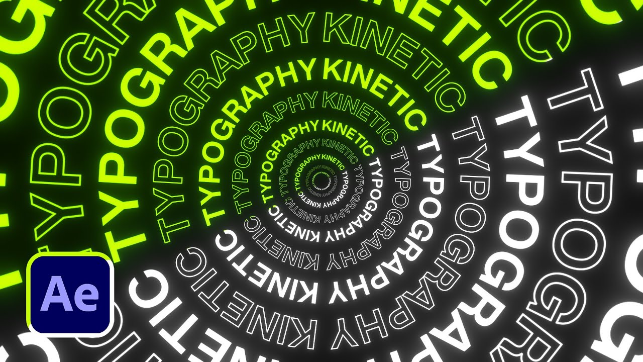 Kinetic Typography Poster Animation in After Effects | After Effects Tutorial