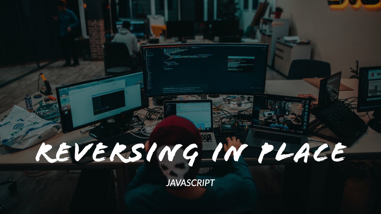 Reversing an array in place - Javascript