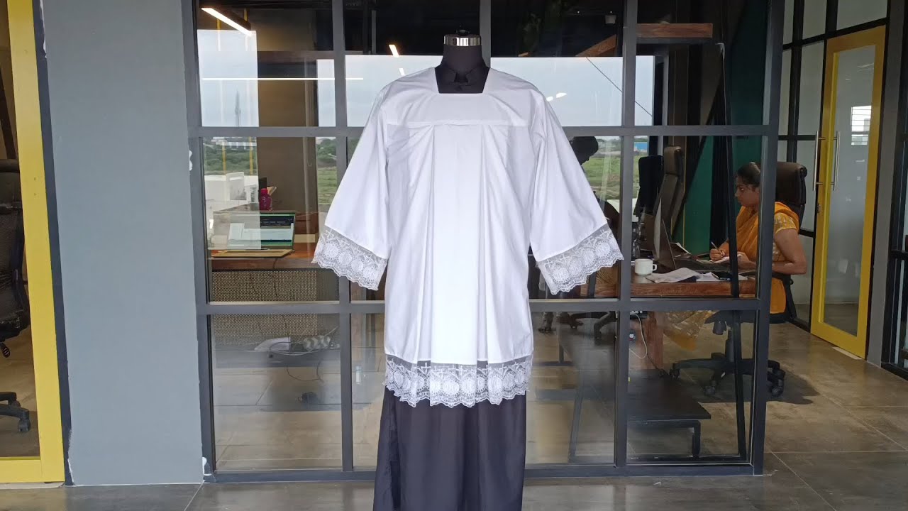 Surplice Enhanced With Lace by PSG Vestments
