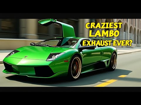 “Is This The Wildest Lamborghini Murciélago Ever? Verde Hydra V12 with Crazy Frog-Like Exhaust!”