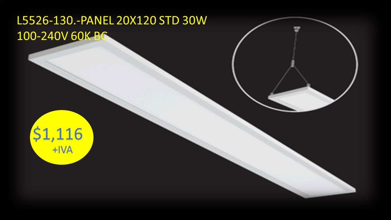 L5526-130.-PANEL LED 20x120, EMPOTRAR / SUSPENDER MAGG