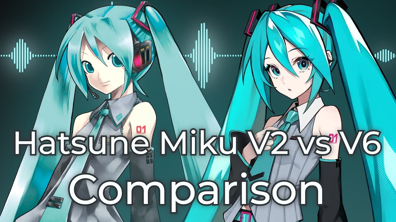 Miku V6/Miku V2 Comparison