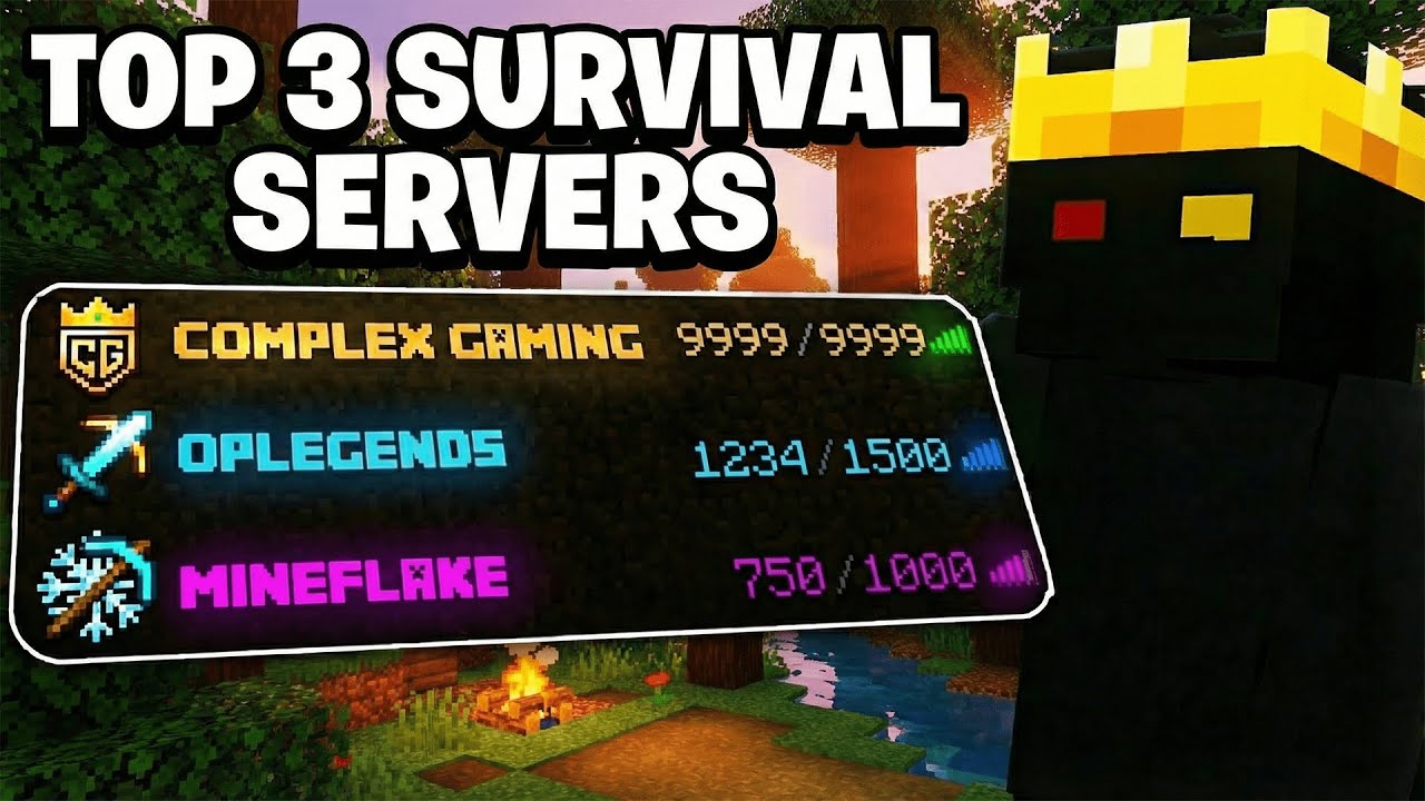 The *BEST* Minecraft Survival Servers You NEED To Play TODAY!