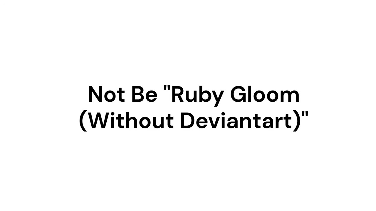 Not Be 