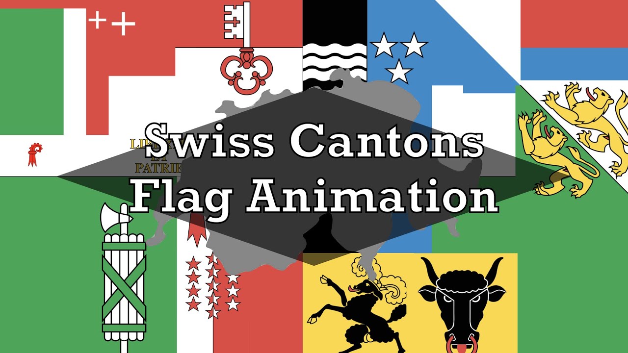 Swiss Cantons Flag Animation V2