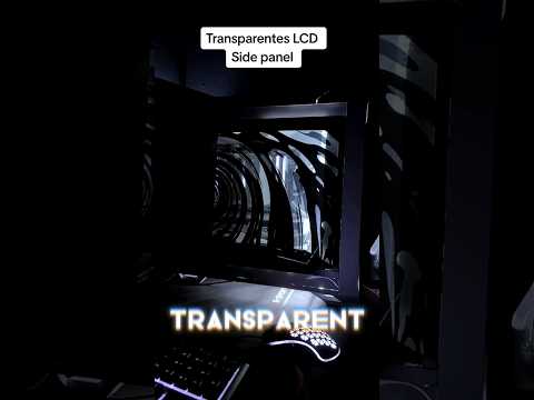 Insane PC Transparent LCD Side Panel (@al.hd)