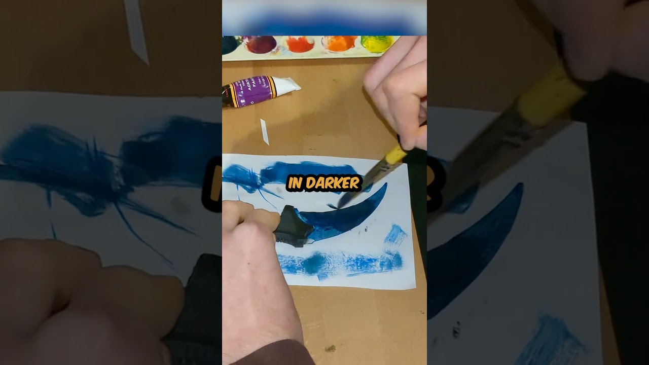 3D PRINTED KARAMBIT DOPPLER