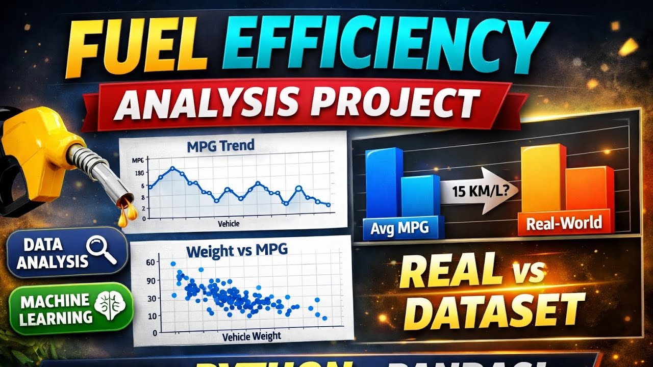 Fuel Consumption Analysis using Python | Data Analysis & Machine Learning