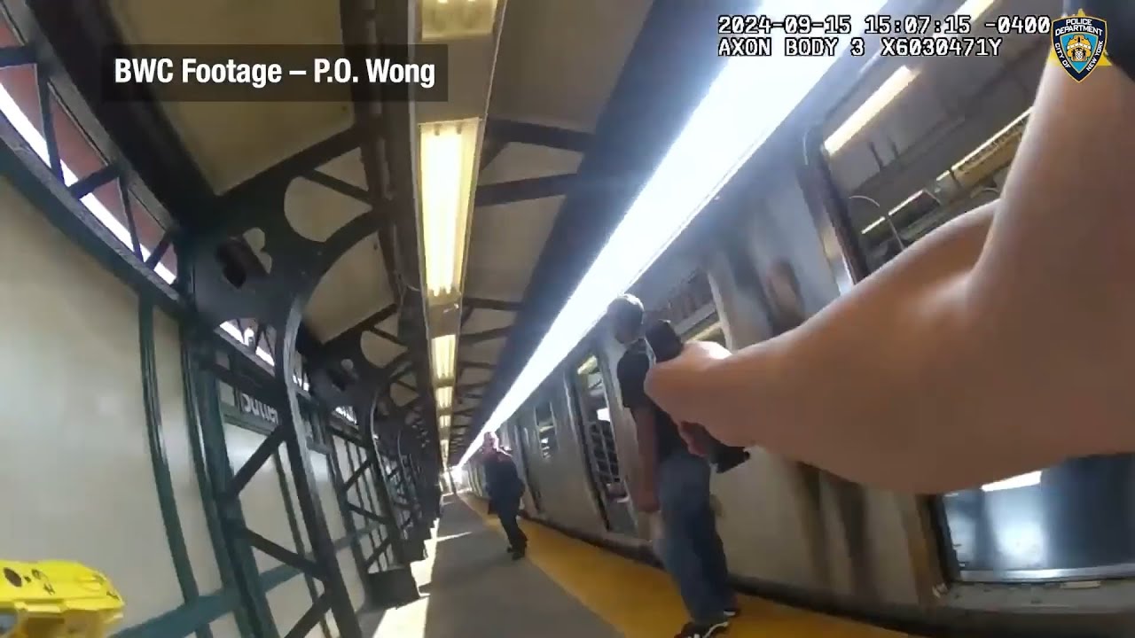 Dramatic NYPD bodycam video shows controversial Brooklyn subway shooting: ​​’Drop the knife’