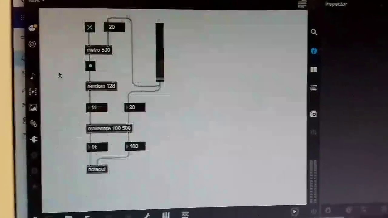 Random Note Generator (Patch in Max 8)