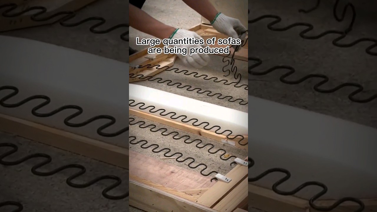 Amazing | Explore The Sofa Production Process