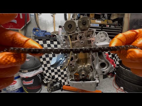 Diy timing chain,chain guides and tensioner replacement on a Jdm K20A Type R engine #kswap#kseries