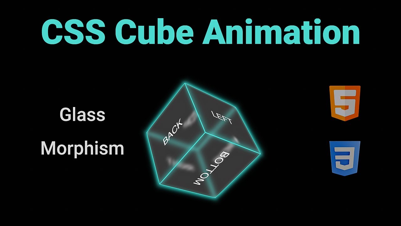 🎲 CSS Cube Animation Tutorial: Create a Stunning 3D Cube with Pure CSS | MZCode01 #css #coding