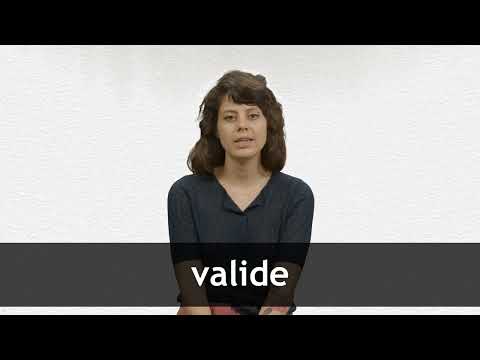 English Translation of “VALIDE” | Collins French-English Dictionary