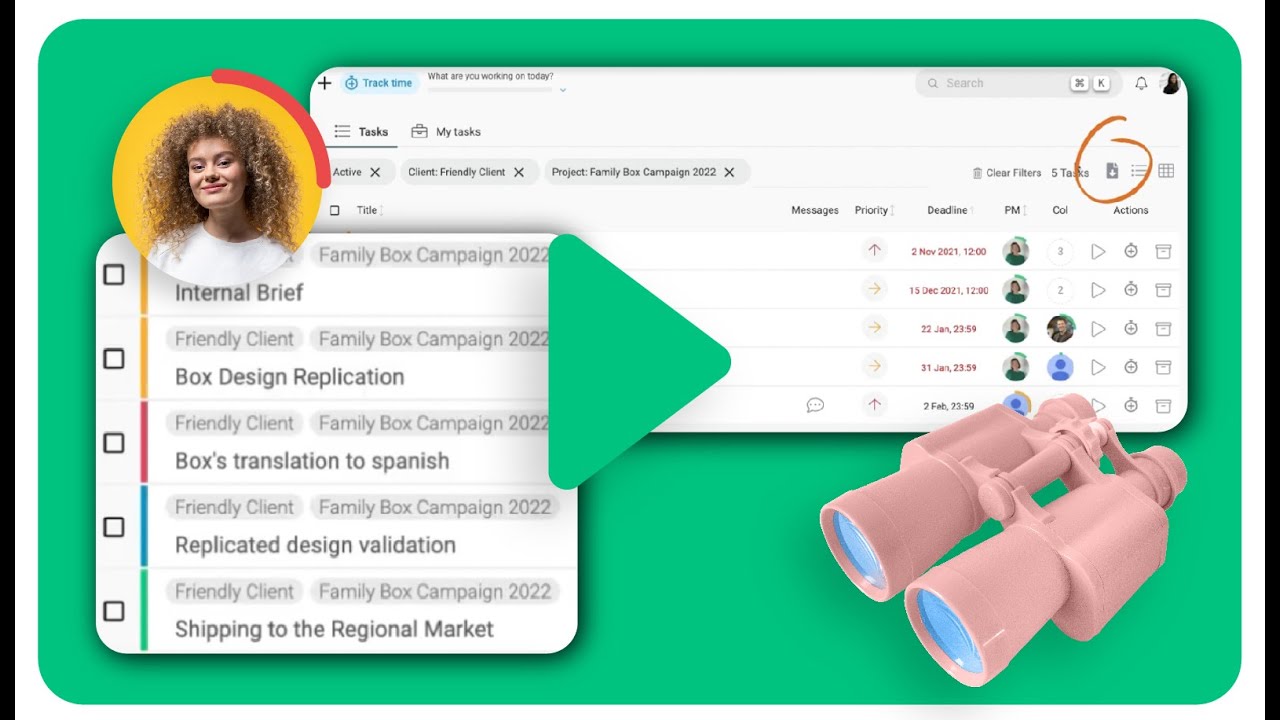 COR - How to export Task and Project lists
