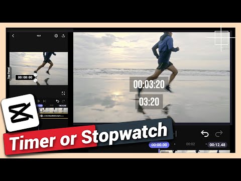 How to add Timer or Stopwatch or Timestamp on Video | CapCut Android & iPhone Tutorial