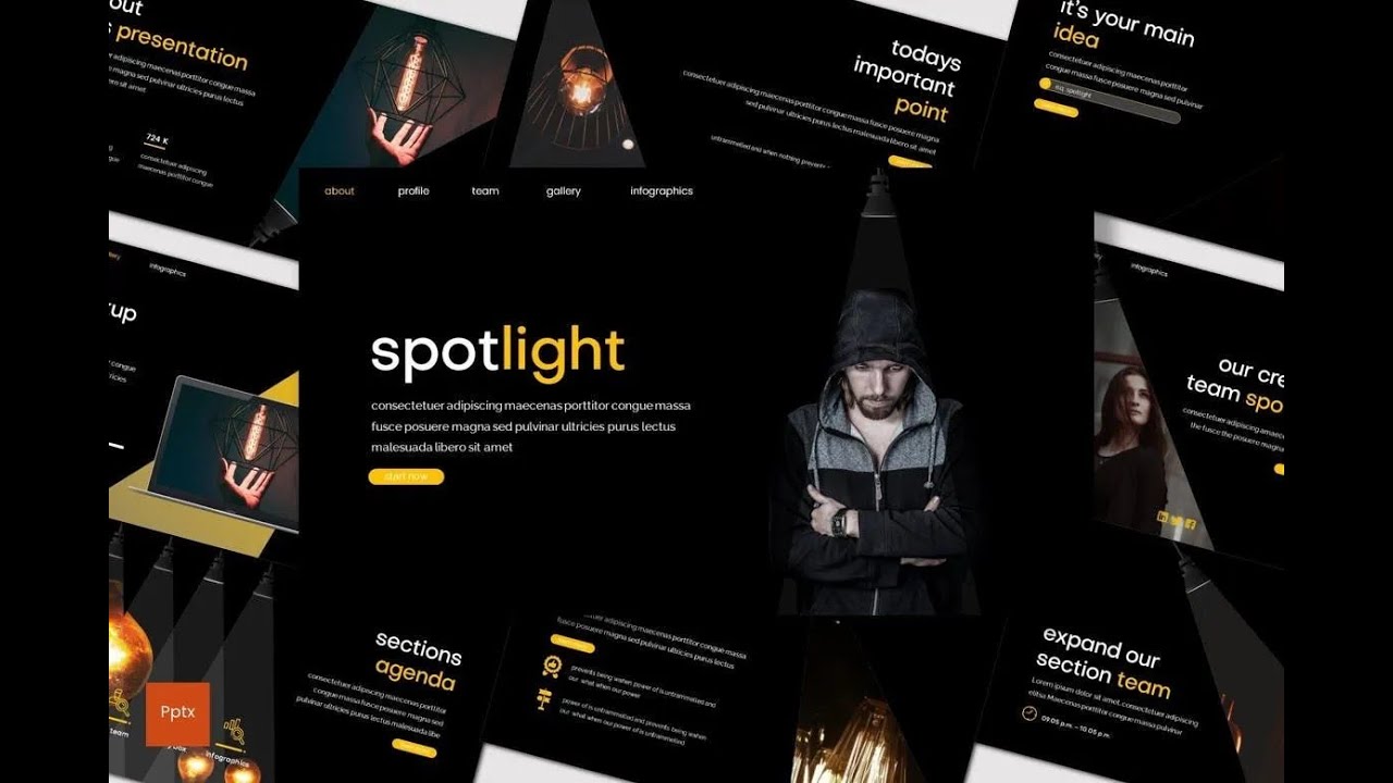 Spotlight - PowerPoint Template