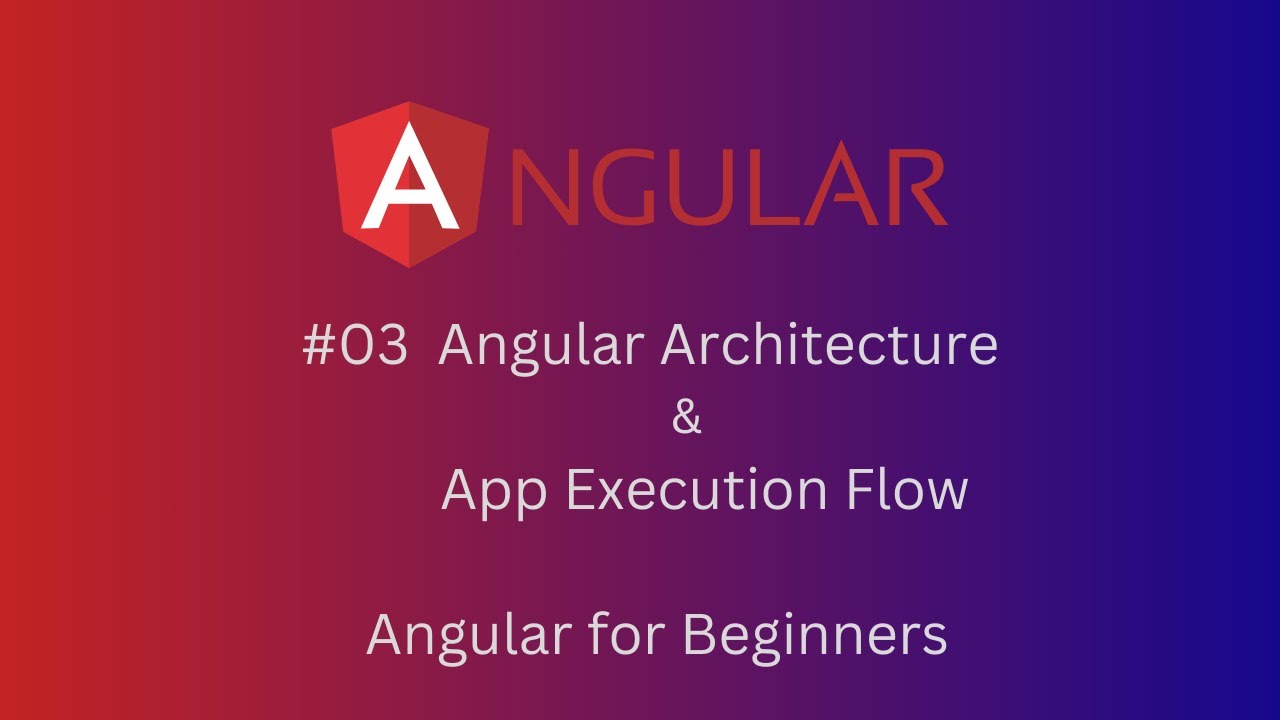 3- Angular Architecture | Angular Application Execution Flow | Angular tutorial for beginners