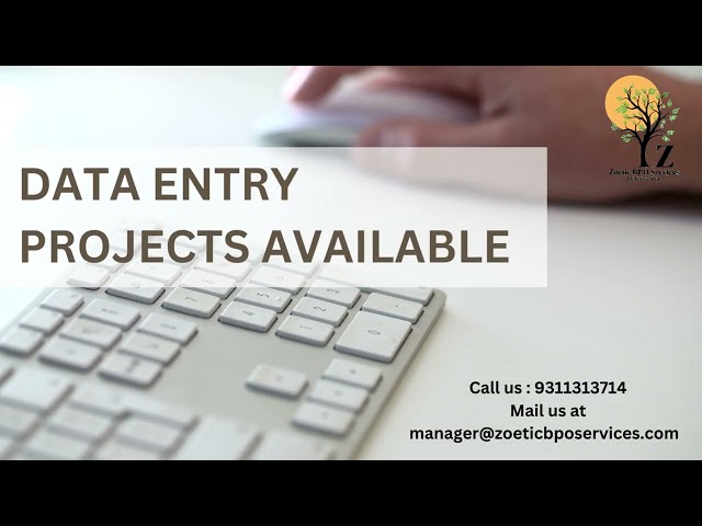 Bpo Projects - 100% GENUINE BUSINESS DATA ENTRY PROJECTS Service ...
