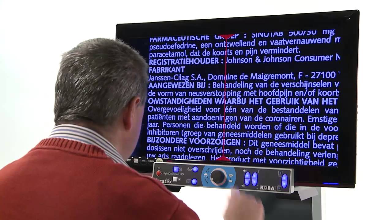 Beeldschermloep - Vilans Hulpmiddelenwijzer