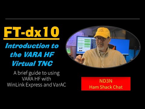Using your FT-dx10 for Winlink / VARA HF and VarAC Ragchews