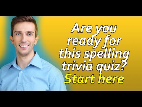 Spelling Quiz