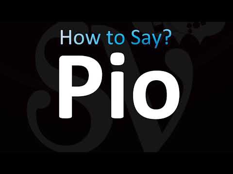 How to Pronounce Pio (CORRECTLY!)
